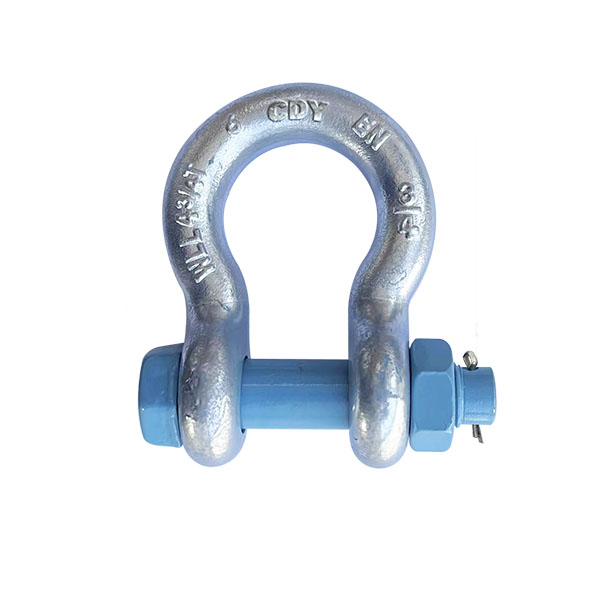 BOW SHACKLES WITH SAFETY BOLT